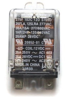 KILN RELAY 25A 12VDC COIL DPDT – The Pottery Supply House