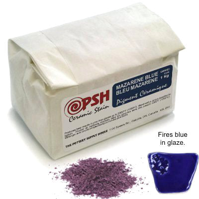 MASON® STAIN 6388, MAZARINE BLUE /COBALT SILICATE – The Pottery Supply ...