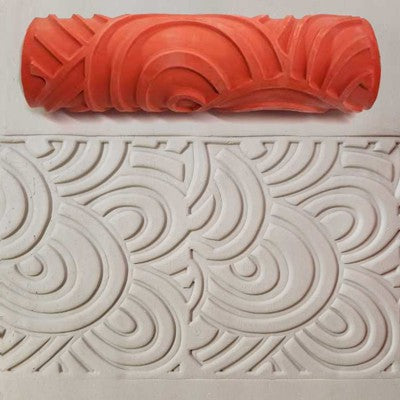 LOONIE ROLLER FOR CLAY - RIPPLE PATTERN – The Pottery Supply House